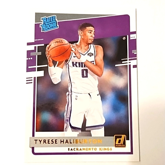Donruss | Toys | Tyrese Haliburton Rated Rookie Sacramento Kings ...